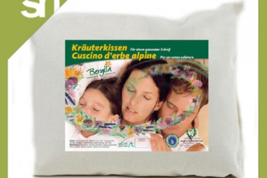 Cuscino alle erbe alpine per aromaterapia bergila - 20,00 € - Verdevero